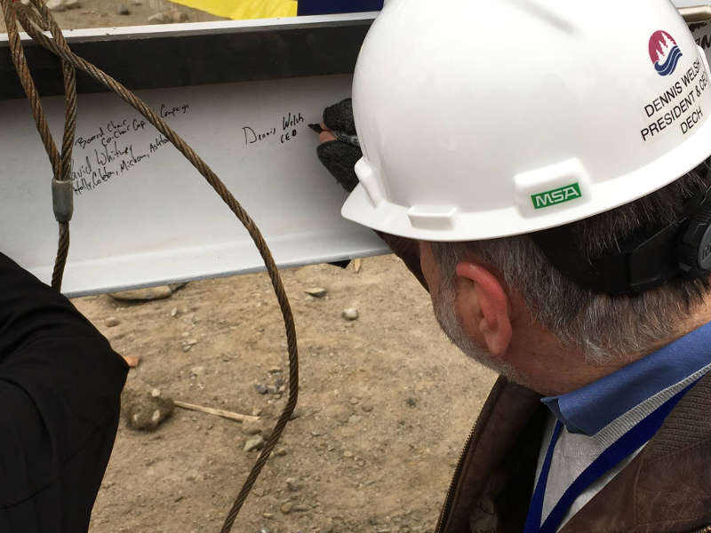 DECH "topping off" Ceremony - Nickerson O'Day